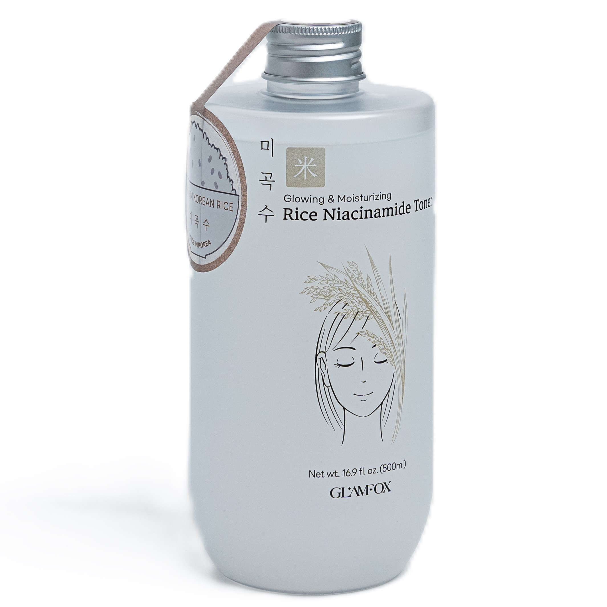 GLAMFOX Rice Niacinamide Toner 500 ml 2 850 GlamFox